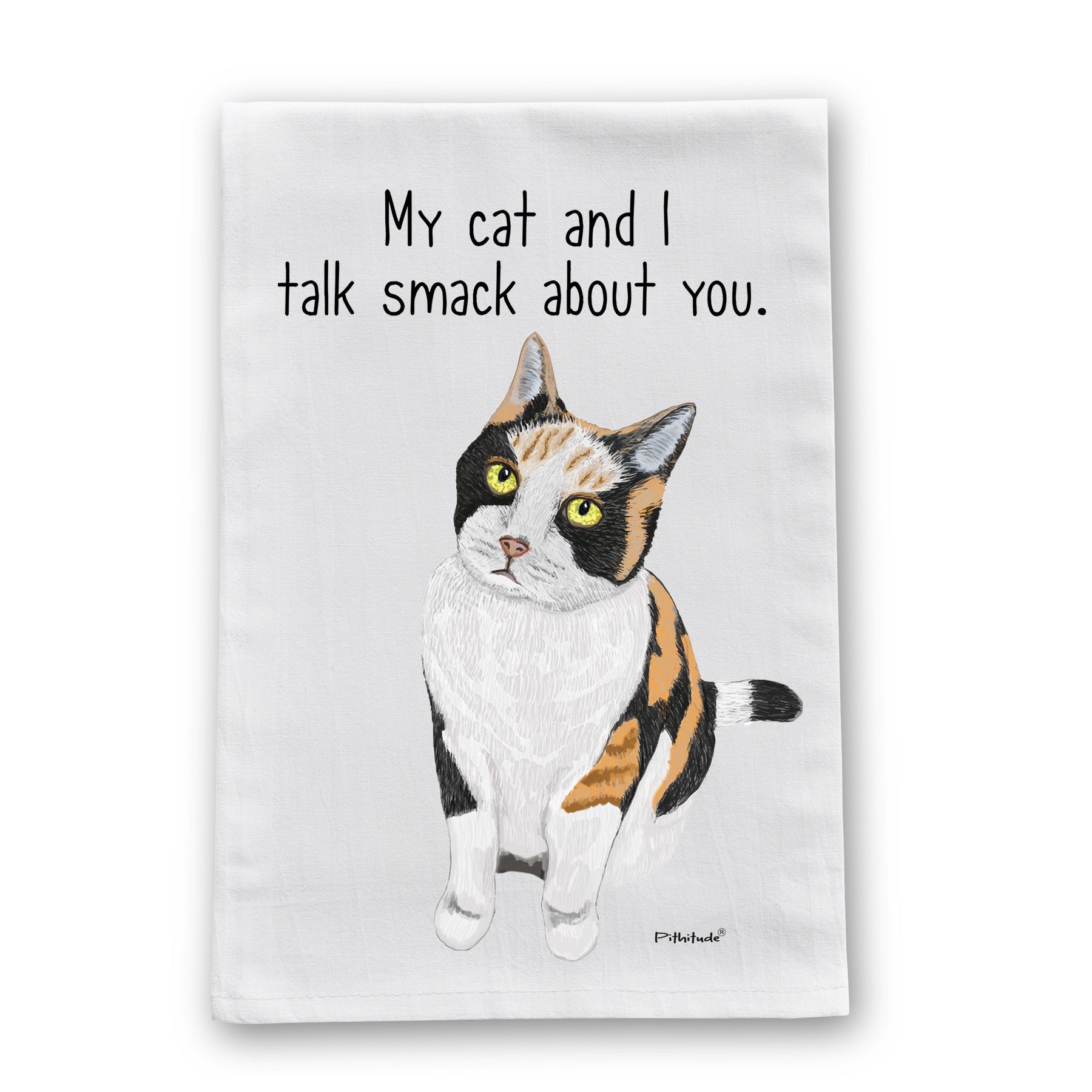 Calico Talk Smack Flour Sack Dish Towel – Pithitude